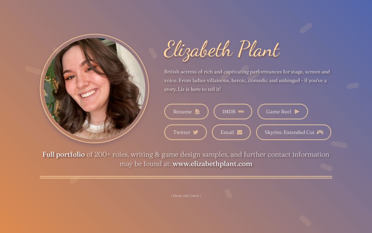 Elizabeth Plant VO